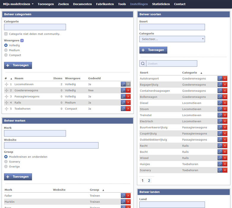 Train Database - Inloggen